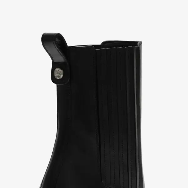 Burberry Leather Pillar Ankle Boots