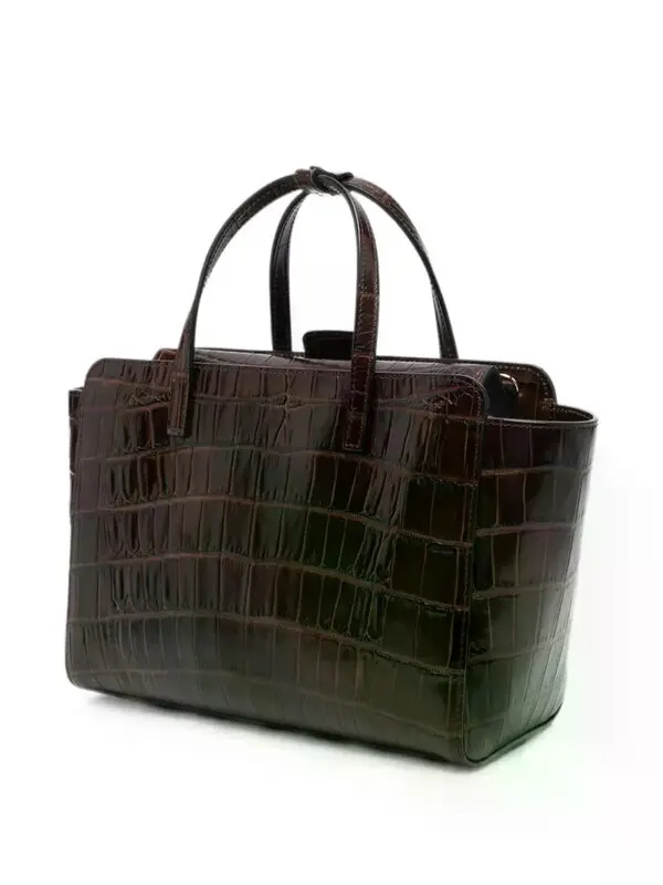 HIDESINS Flap M Croc-effect Leather Tote Bag