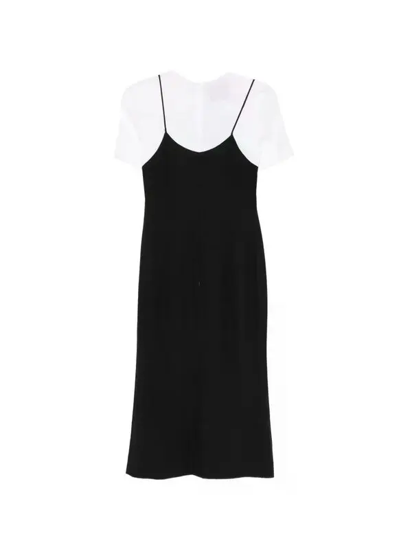 Moschino 2020s Layered-effect Spaghetti-strap Dress