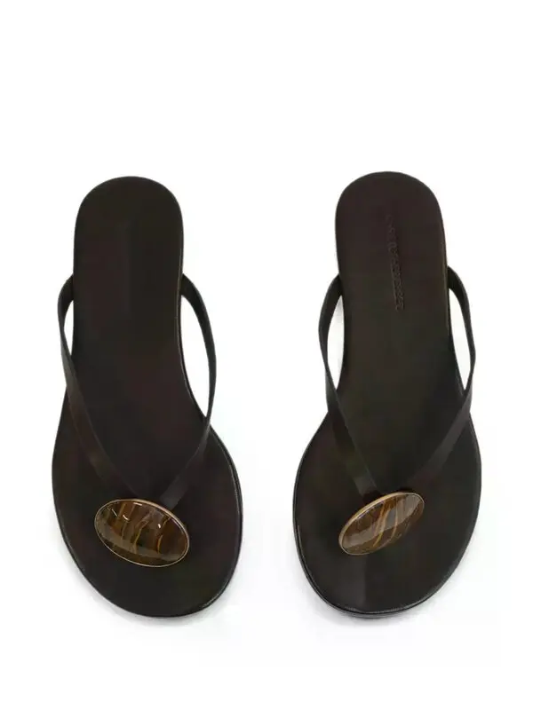 Christopher Esber Aura Quartz Flat Sandals