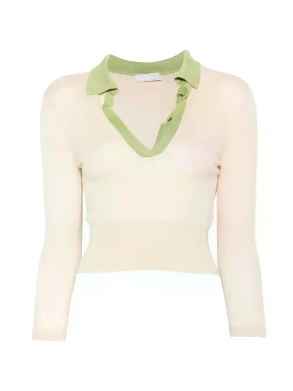 Prada 2000s Polo-collar Sweater
