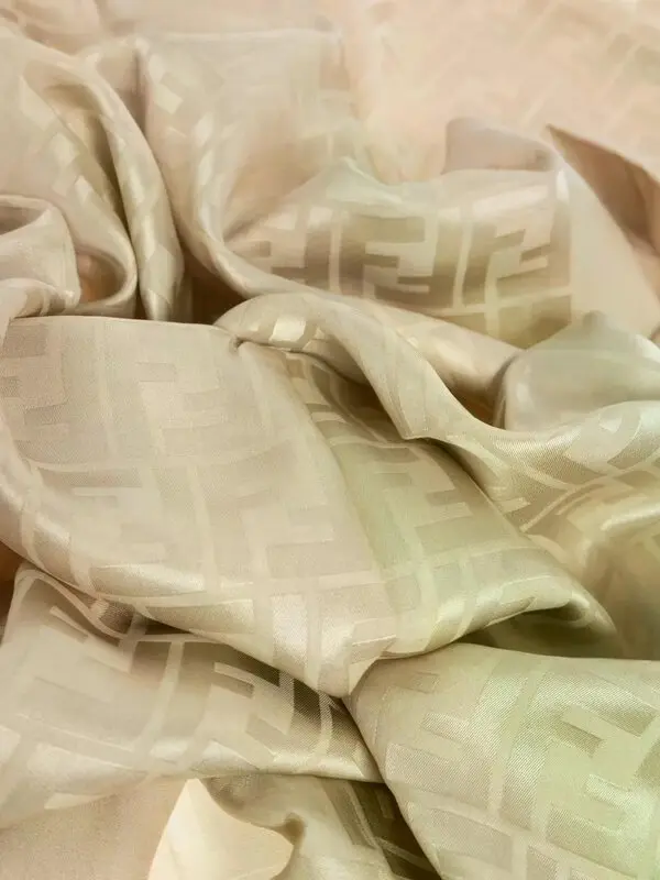 Fendi Ff Logo Jacquard Scarf