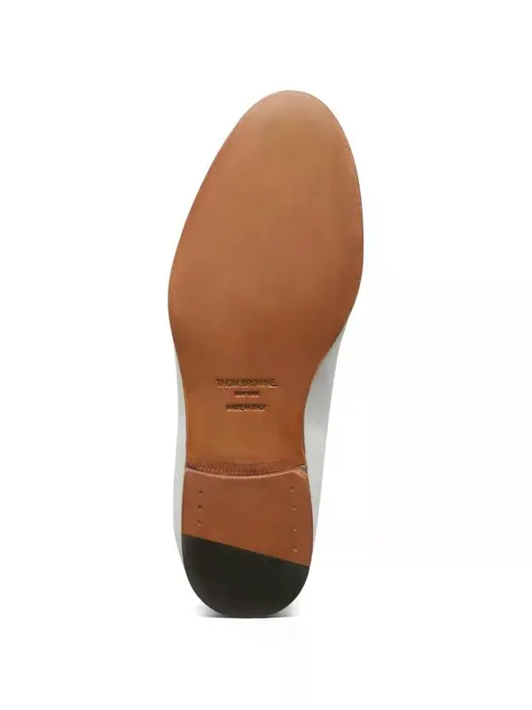 Thom Browne Suede Loafers With Brogue Detailing