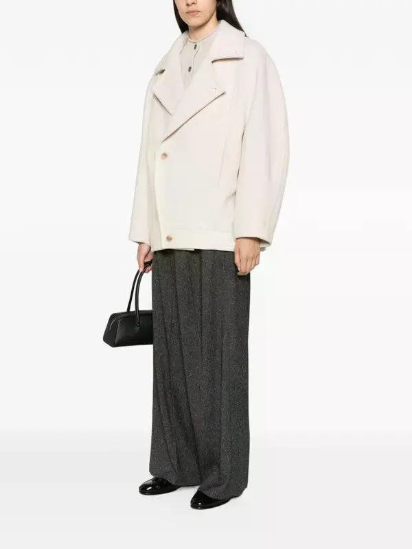 SEMICOUTURE Button-fastening Oversized Coat
