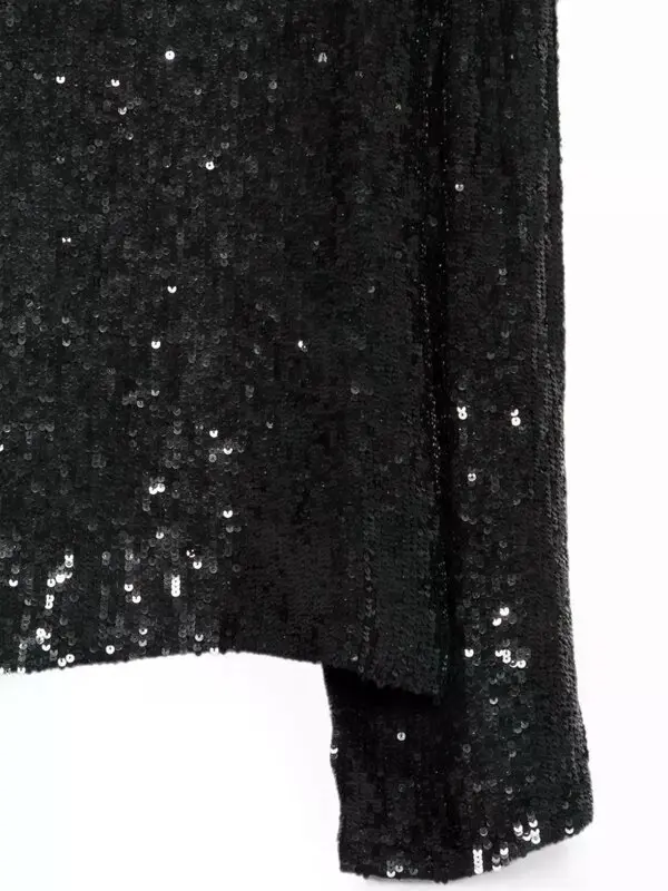 P.a.r.o.s.h Sequin-embellished Bow-detail Blouse
