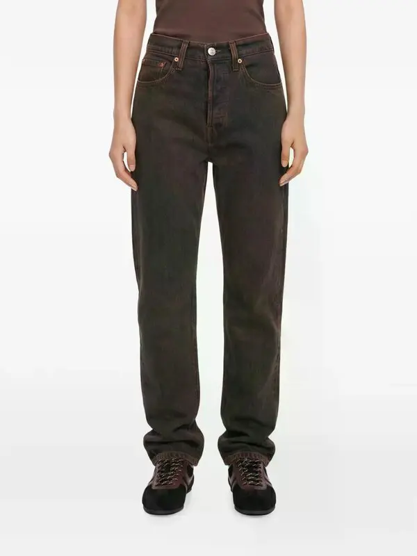 LEVI'S Logo-patch Straight-leg Jeans