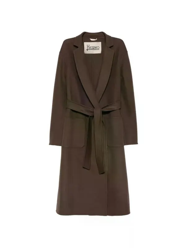 Herno Belted Wool Coat