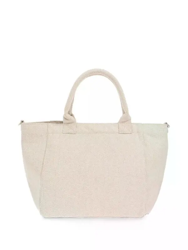 GANNI Strawberry Print Logo Embroidered Tote Bag
