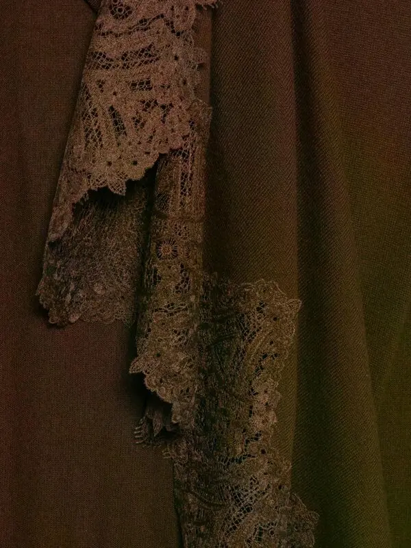 Ermanno Scervino Lace-trim Scarf