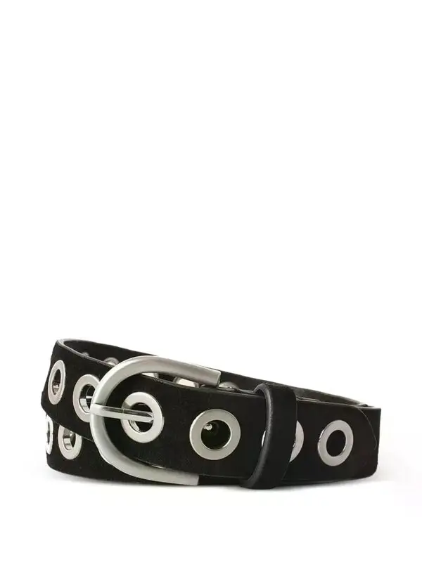 Xirena Francoise Eyelet Buckle Belt - Black