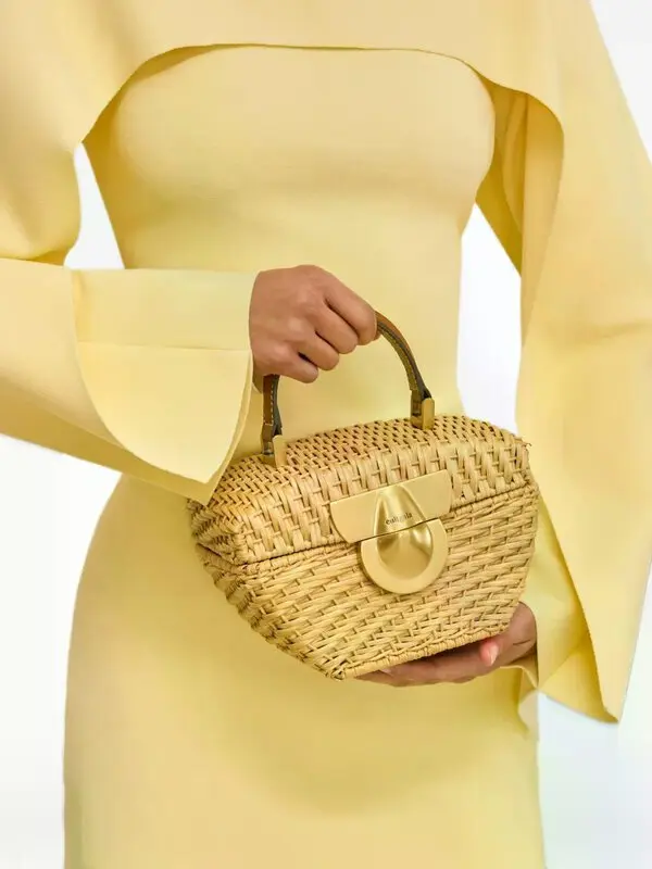 Cult Gaia Woven Tote Bag - Neutrals
