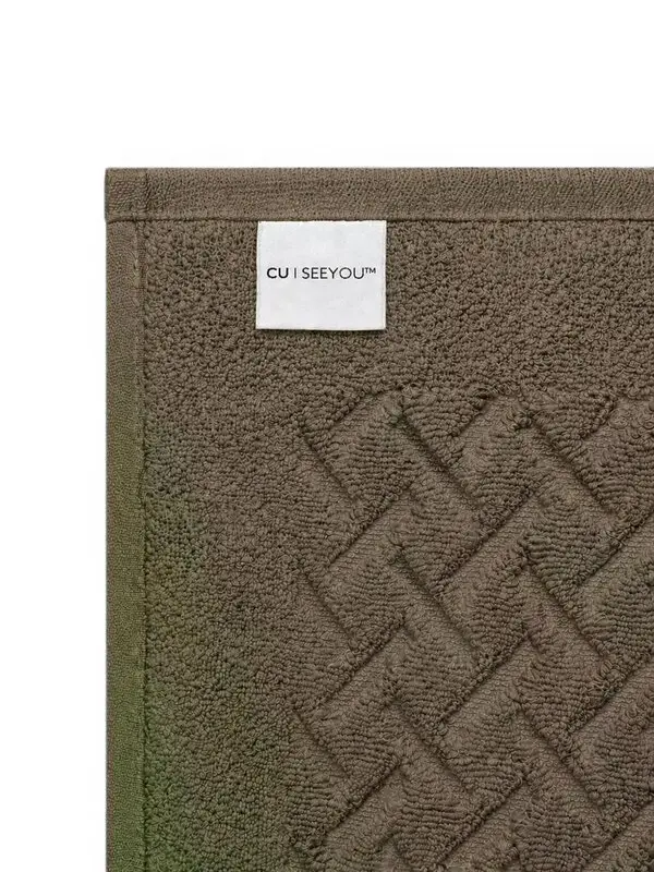CU I SEEYOU Basket-weave Bath Mat