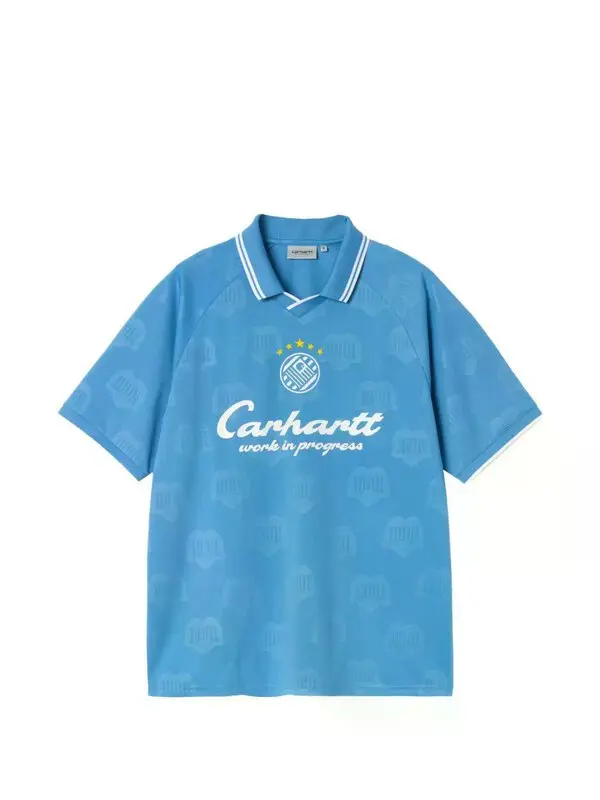 Carhartt Work In Progress Short Sleeve Heart Jacquard Polo