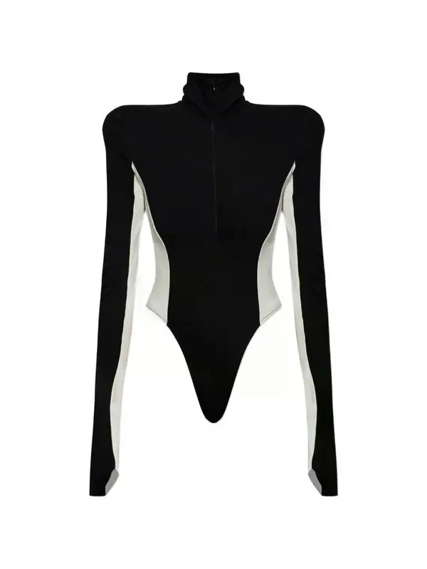 Dsquared2 Long Sleeve Bodysuit With Padded Shoulders