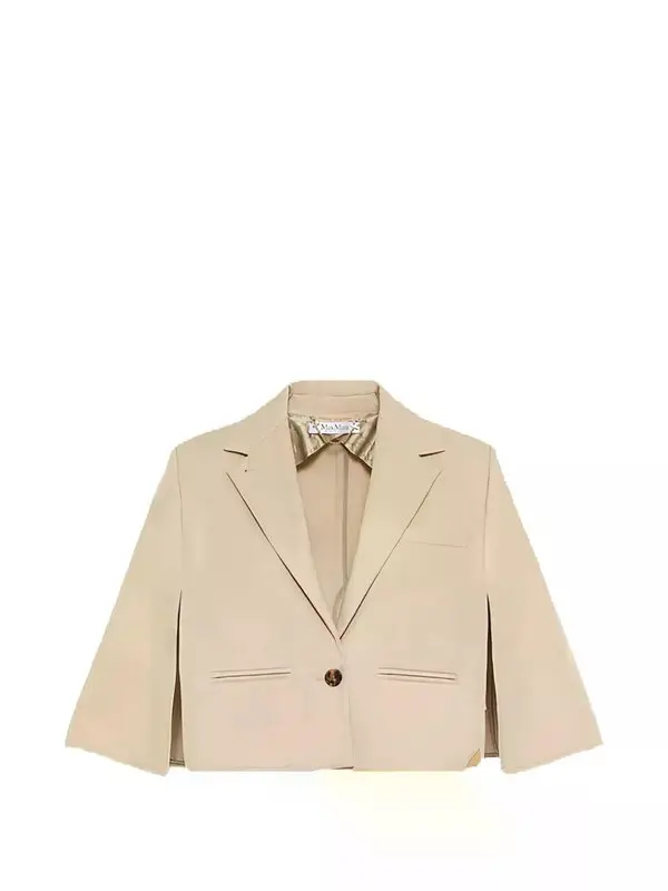 Max Mara Water-repellent Gabardine Cape - Neutrals
