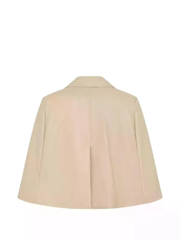 Max Mara Water-repellent Gabardine Cape - Neutrals