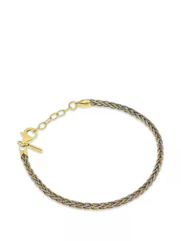 DESMOS Interlace Braided Design Bracelet - Gold