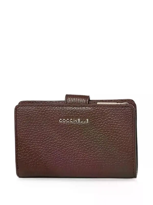 COCCINELLE Metallic Soft Wallet - Brown