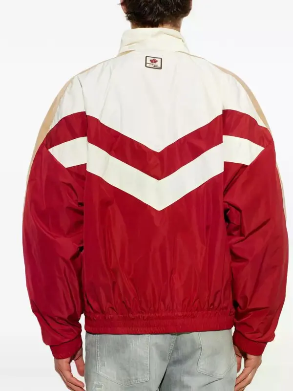 Dsquared2 High-neck Chevron Bomber Jacket