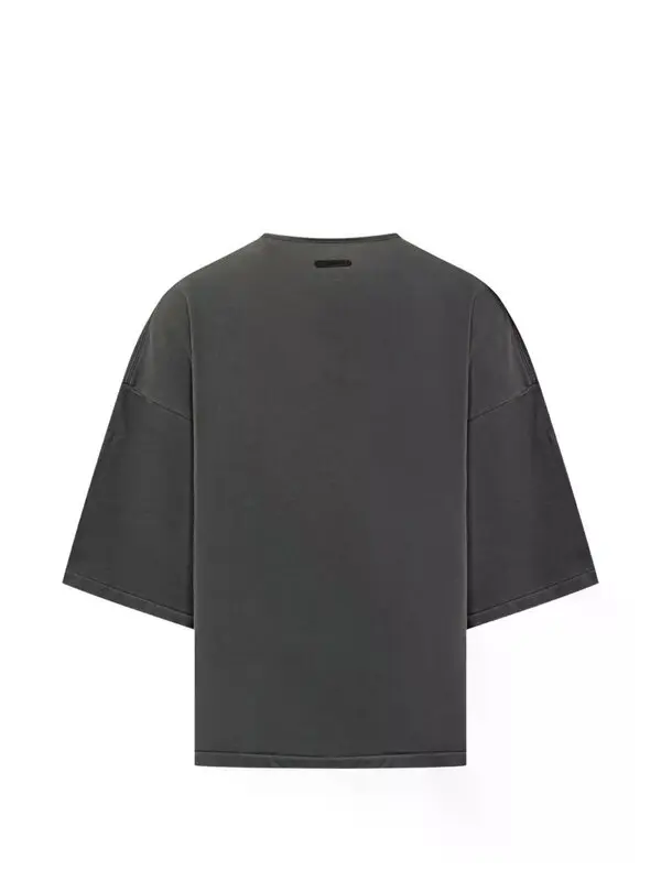 Fear Of God 3/4 Sleeve Pigment Dyed Henley Sweatshirt