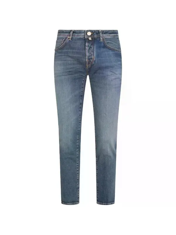 Jacob Cohen Faded-effect Whiskered Jeans