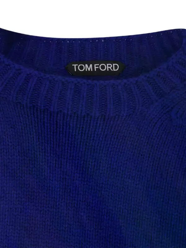 TOM FORD Ribbed-trim Crew-neck Sweater