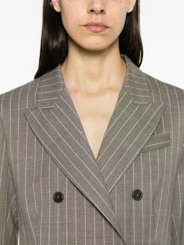 P.a.r.o.s.h Pinstripe-pattern Double-breasted Blazer