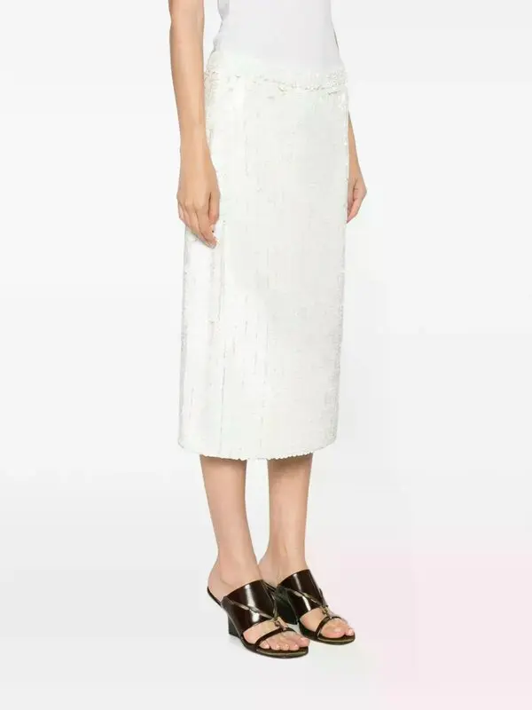 P.a.r.o.s.h Embellished Midi Skirt