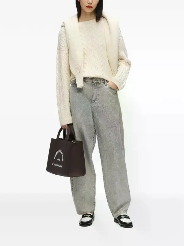 Karl Lagerfeld Rue St-guillaume Square Tote Bag