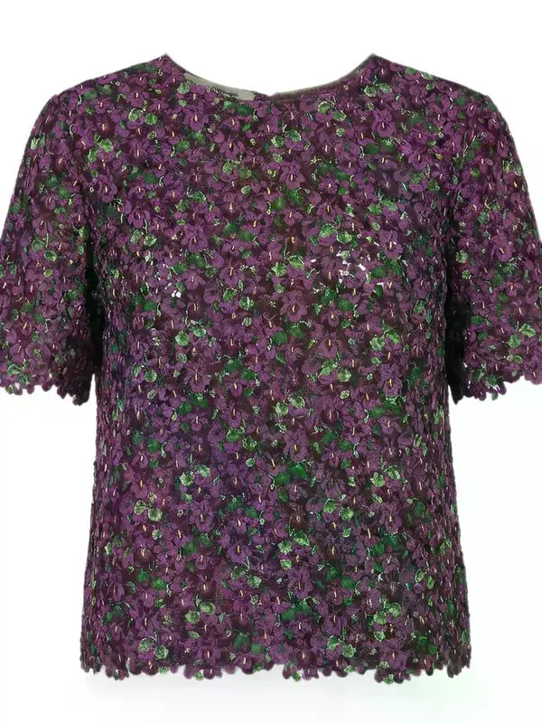 Valentino Garavani Floral-pattern Top