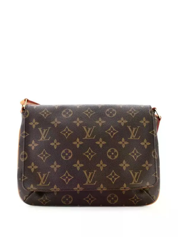 LOUIS VUITTON Musette Tango Handbag Monogram Canvas Shoulder Bag - Brown