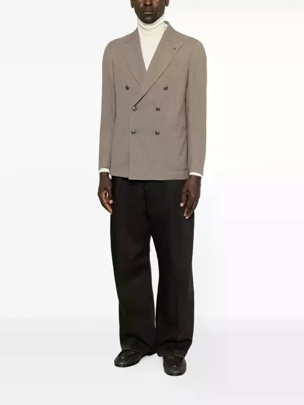 Tagliatore Double-breasted Peak-lapels Blazer