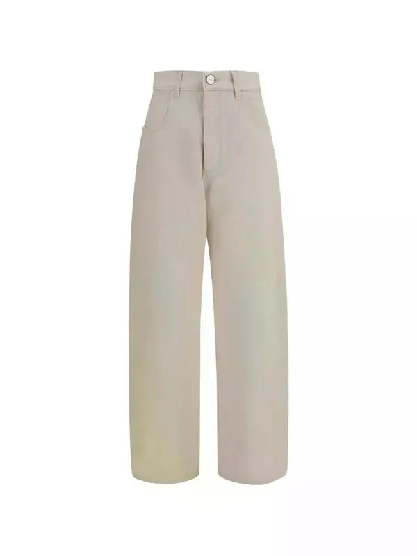 RÓHE Berber Barrel-leg Jeans - White