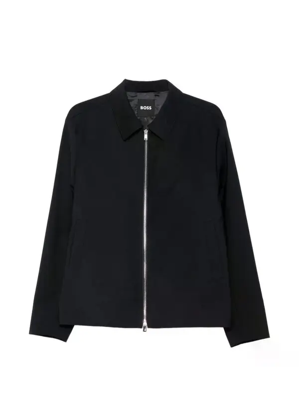 BOSS Zip-up Collared Jacket