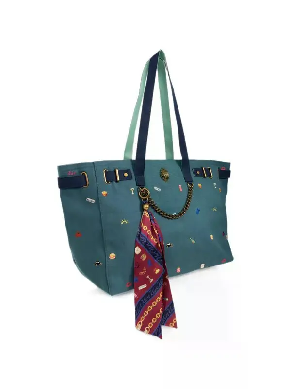 Kurt Geiger Solane Embroidered Tote Bag