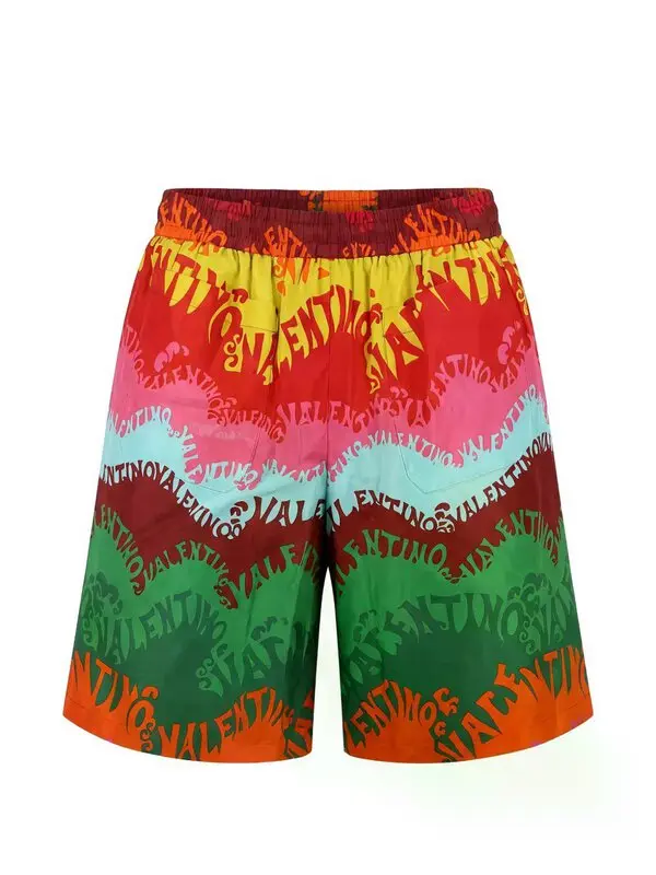 Valentino Garavani Logo-print Shorts