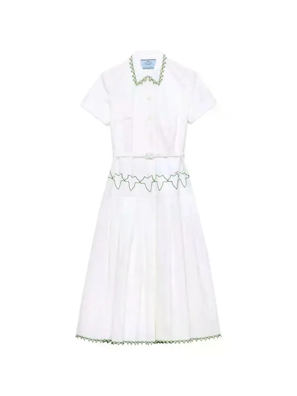 Prada Embroidered Old Reps Cloth Dress