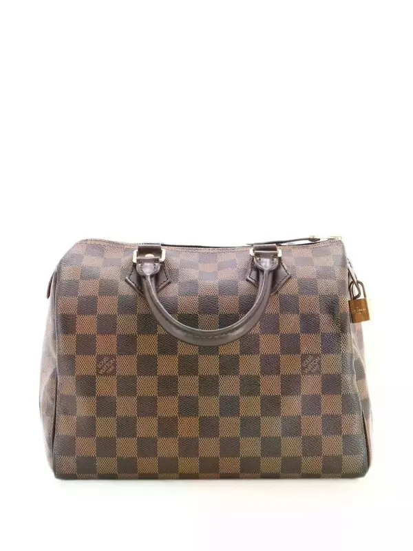 LOUIS VUITTON Speedy Handbag Damier 25 Satchel