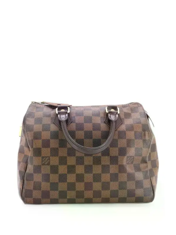 LOUIS VUITTON Speedy Handbag Damier 25 Satchel