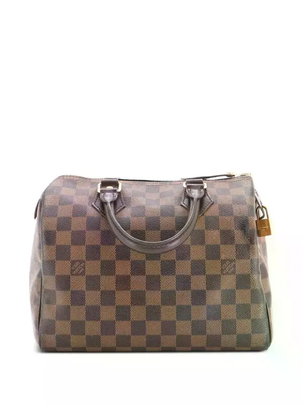 LOUIS VUITTON Speedy Satchel Handbag - Brown