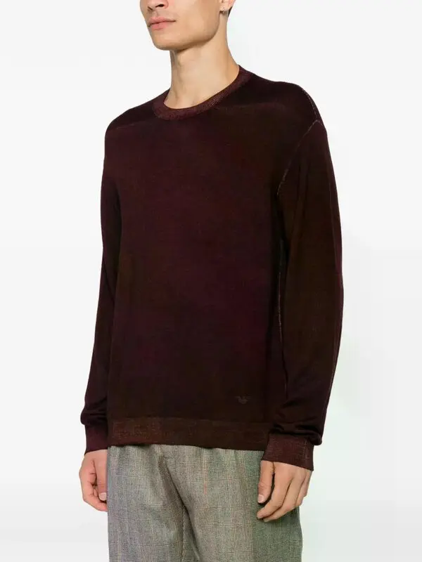 Emporio Armani Crew-neck Virgin-wool Sweater