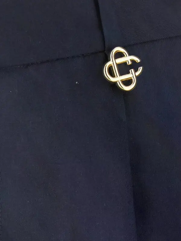 Casablanca Logo-plaque Pleated Trousers