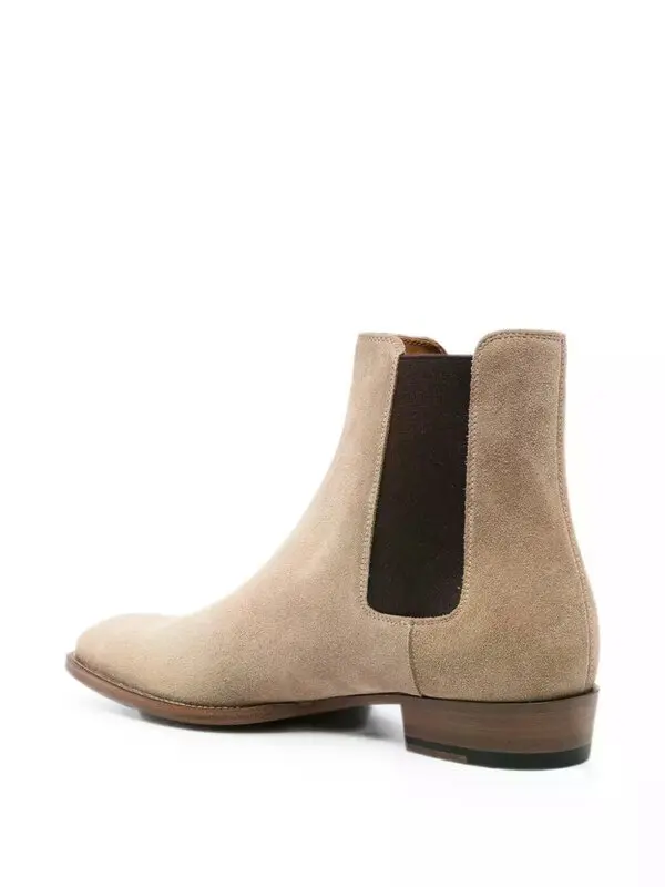 Saint Laurent Suede Chelsea Boots