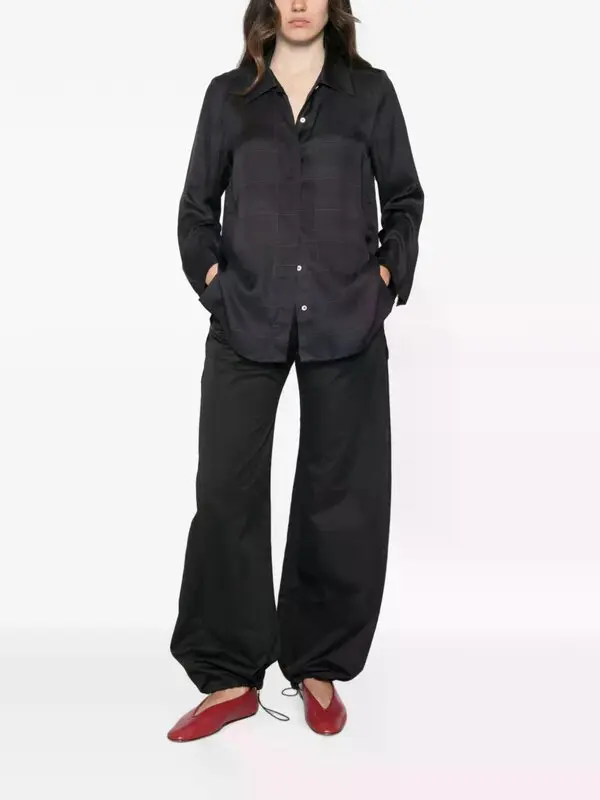 Marella Checked Long-sleeve Shirt