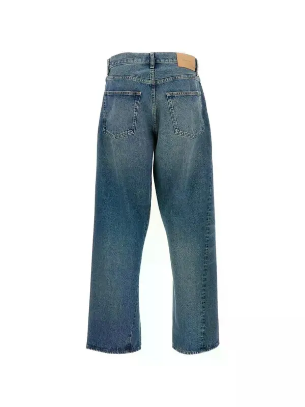 SUNFLOWER Faded Straight-leg Jeans
