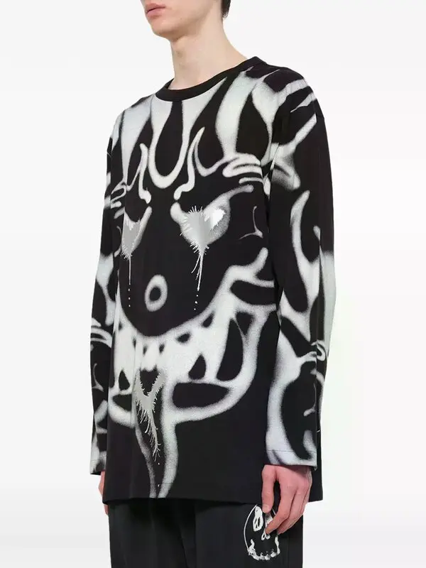 Y3 Chito Graphic Long-sleeve T-shirt
