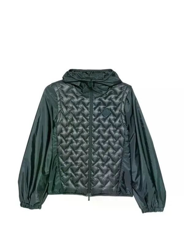 Moncler Quilted-panel Hooded Jacket