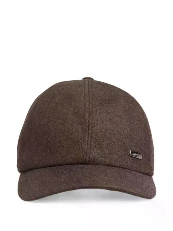 Herno Logo-plaque Flannel Cap