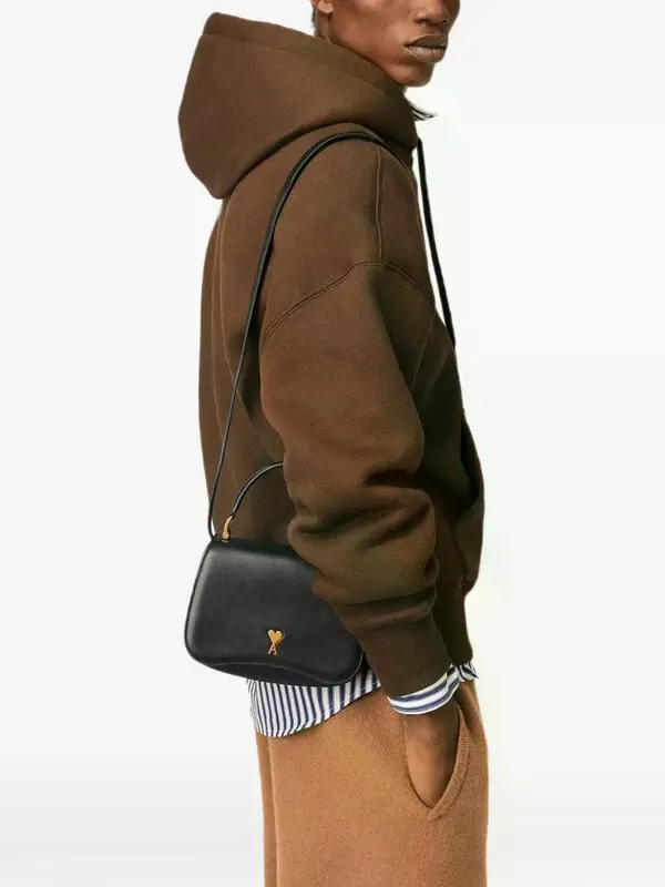 AMI Paris Cowhide Leather Paris Paris Top-handle Bag