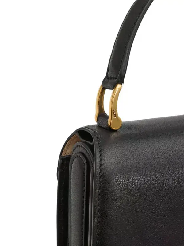 AMI Paris Cowhide Leather Paris Paris Top-handle Bag